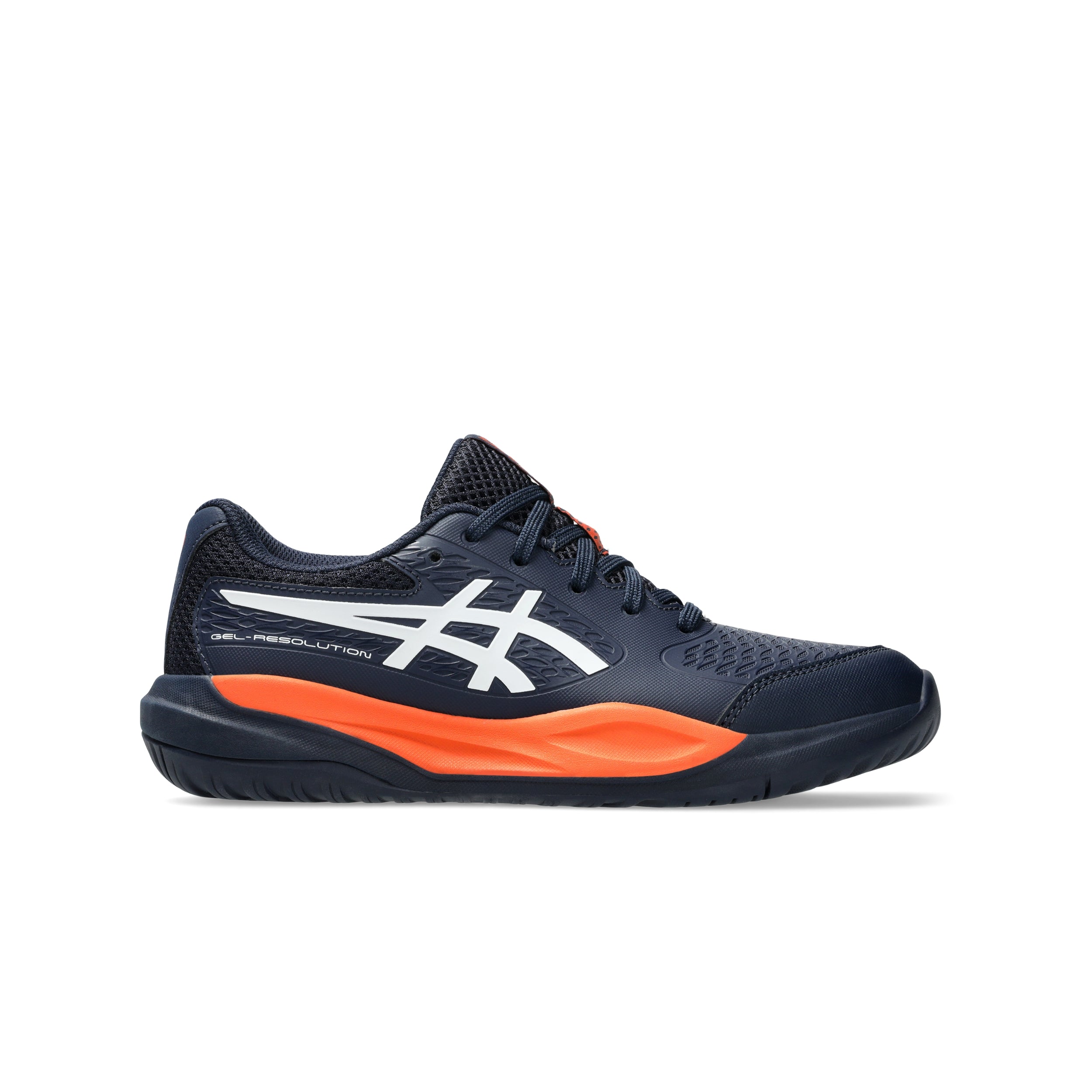 ASICS SHOE G-RESOLUTION X KID MIDNIGHT/WHITE (SS25) – Baseline Racquets