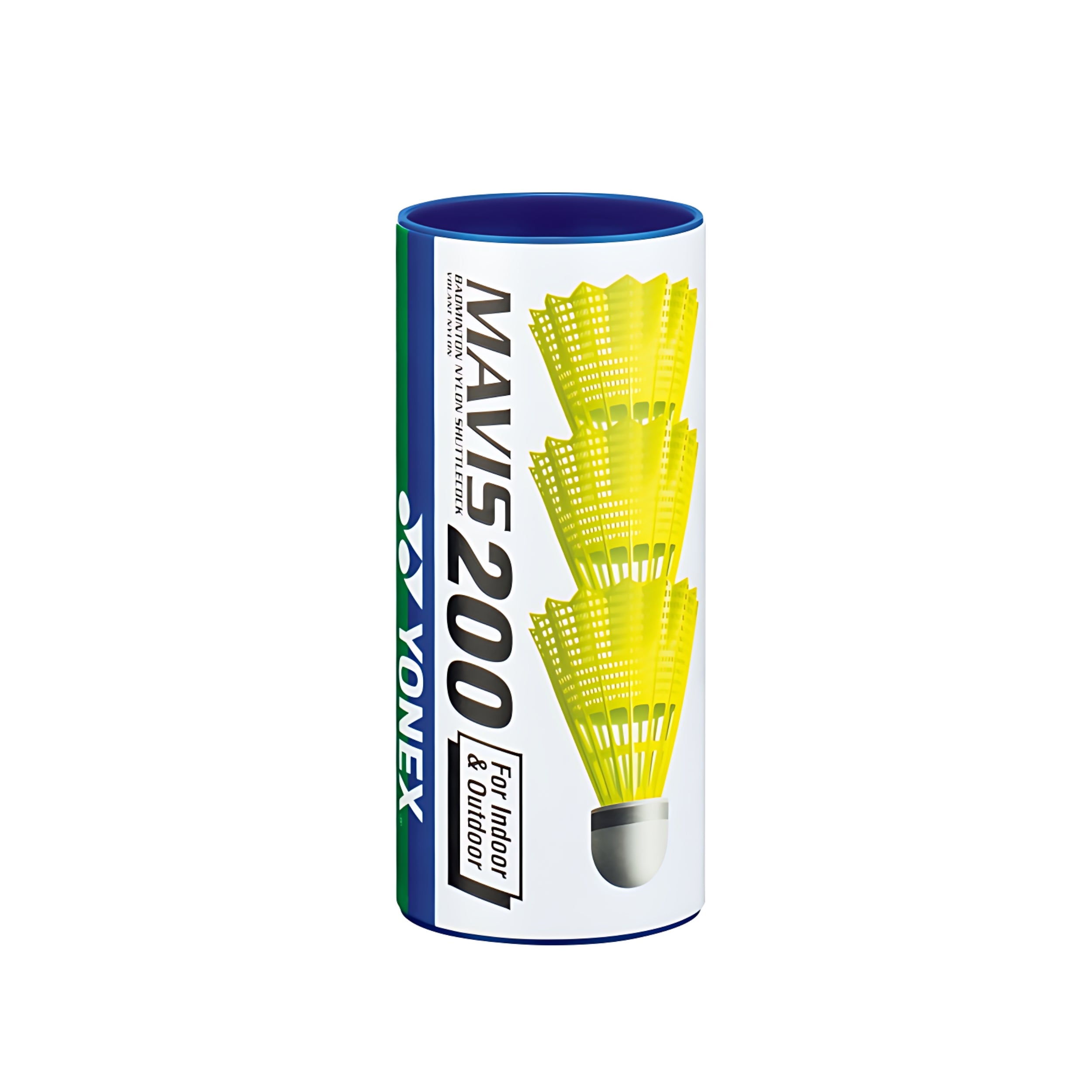 YONEX SHUTTLECOCK BMT MAVIS 200 YEL (3) – Baseline Racquets