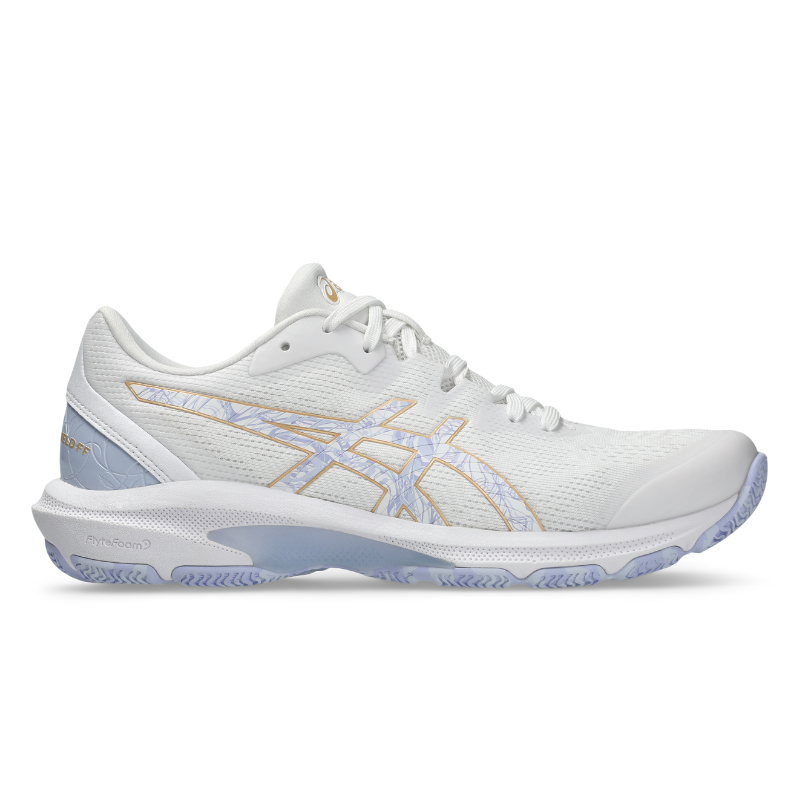 ASICS SHOE NETBURNER SHIELD FF WN WHITE/BLUE FADE (AW25) – Baseline ...