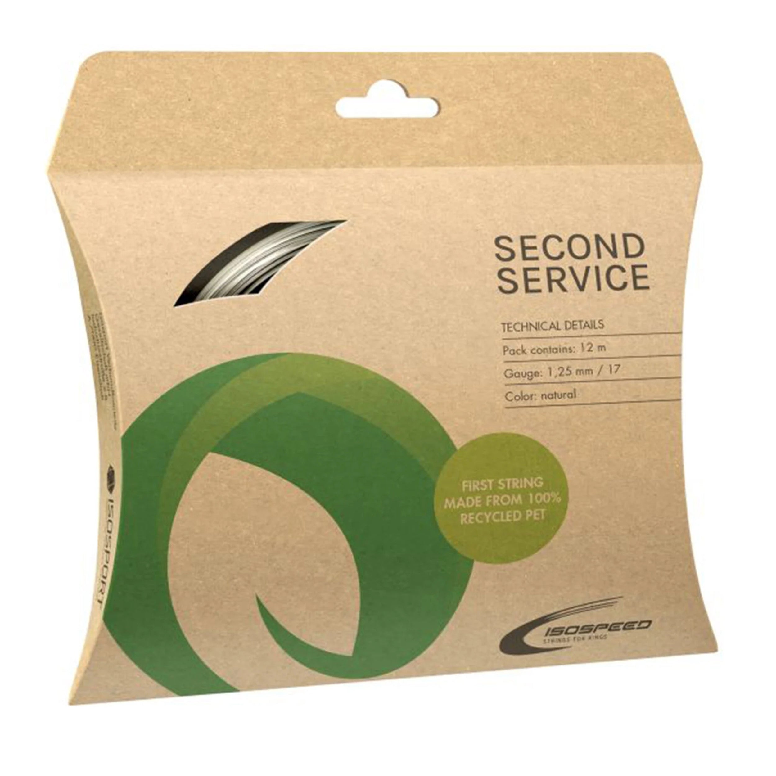 ISOSPEED STRING SECOND SERVICE 17 1.25MM SET – Baseline Racquets