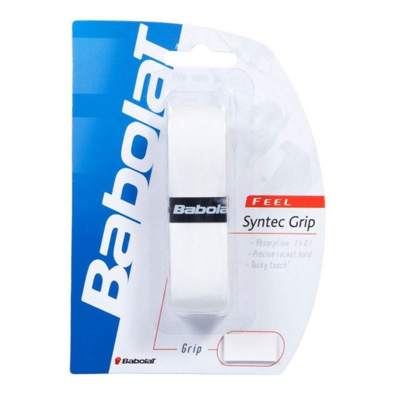 BABOLAT GRIP REPLACEMENT SYNTEC PRO WHITE – Baseline Racquets