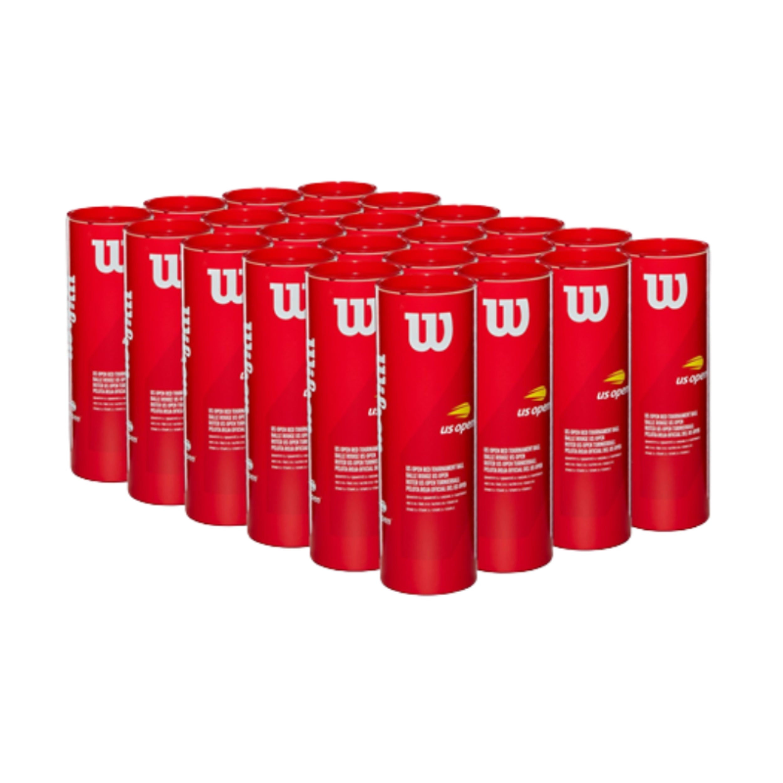 WILSON BALL TENNIS US OPEN STAGE 3 RED / BOX (72) – Baseline Racquets